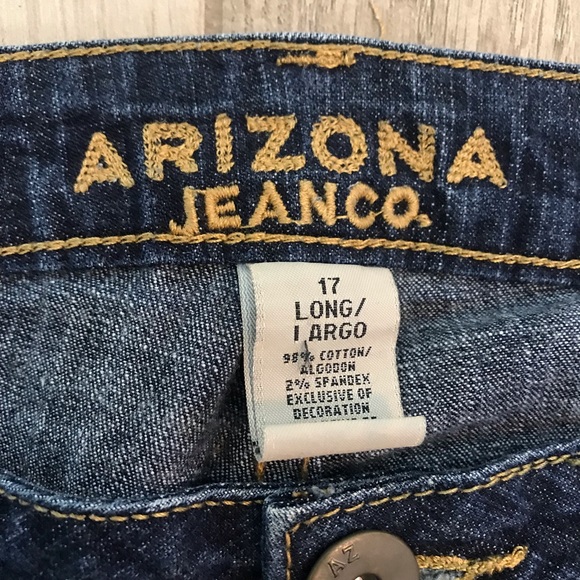 Arizona Jean Company | Jeans | Arizona Jean Co Darkwash Flare Jeans ...